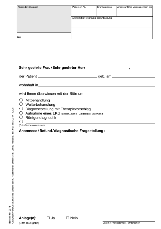 Arztbrief Für Die Schule Mit Unterschrift