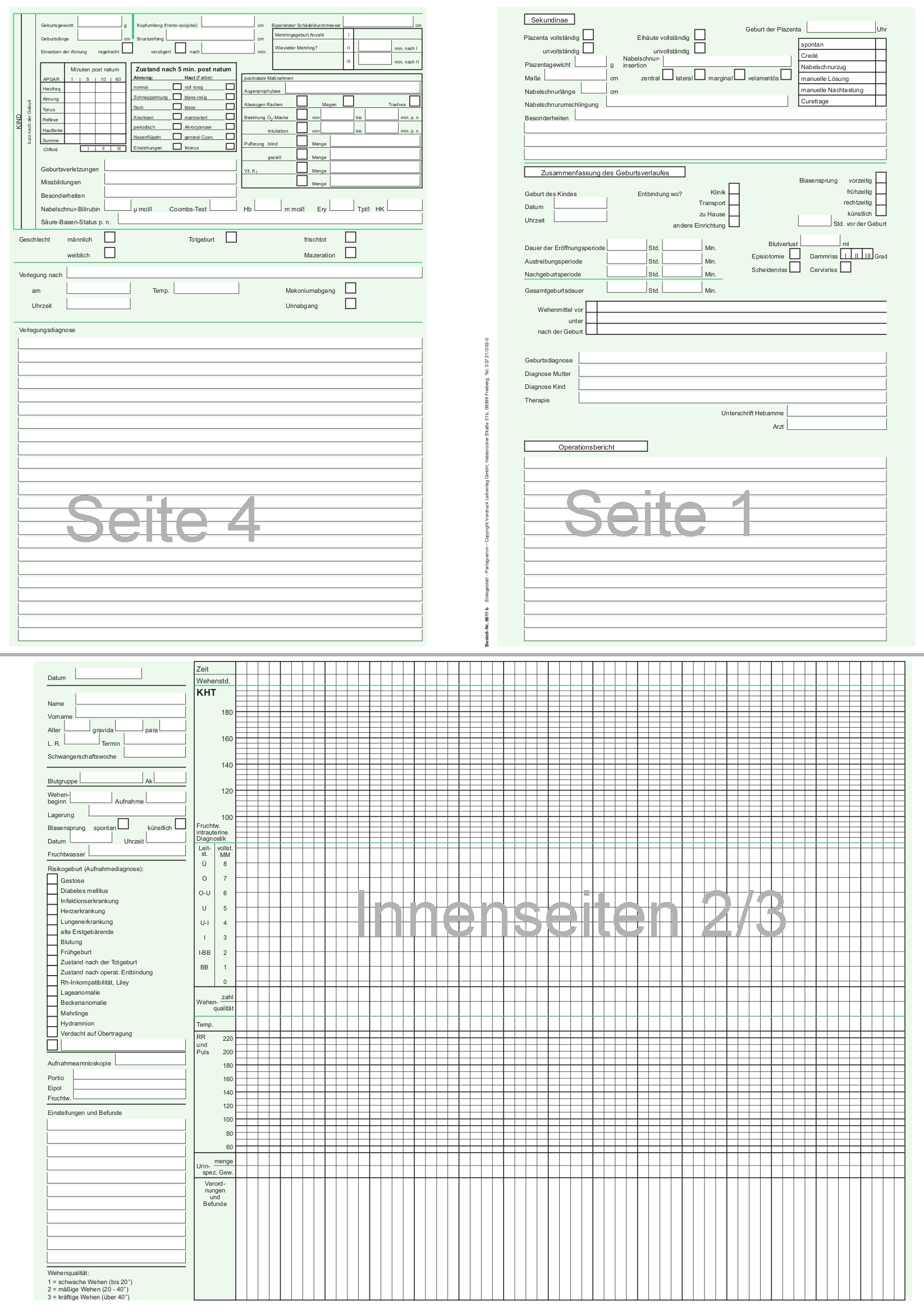 Gynäkologie/Pädiatrie | Vordruck Leitverlag - Formularportal